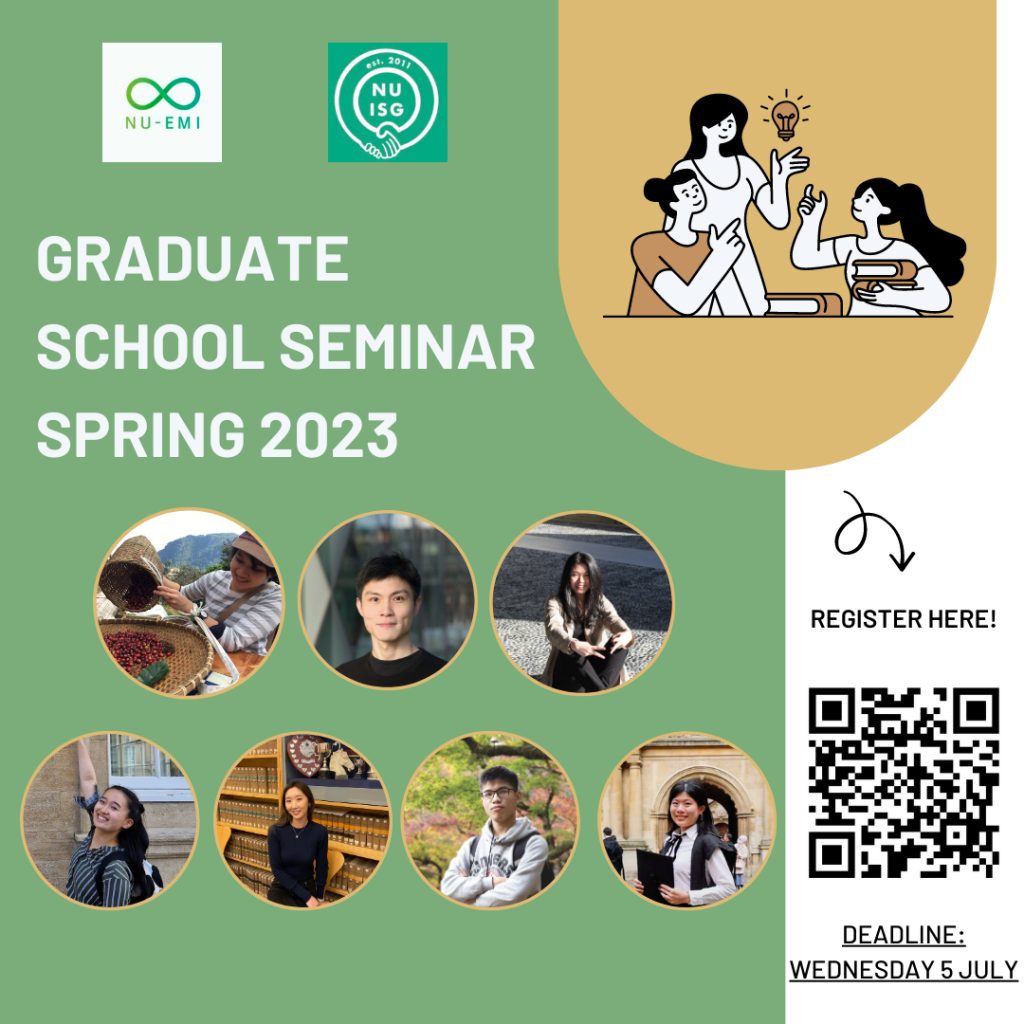 The Spring 2023 Graduate School Seminar 開催のお知らせ | Nagoya University EMI ...