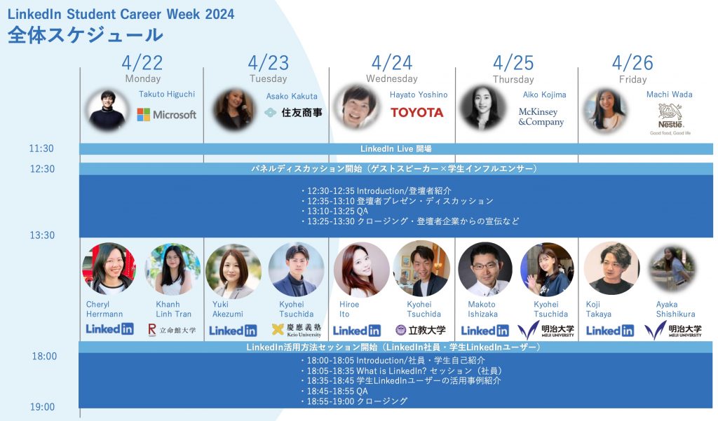 LinkedIn Student Career Week(日本語開催）のご案内 | Nagoya University EMI Project【NU-EMI】